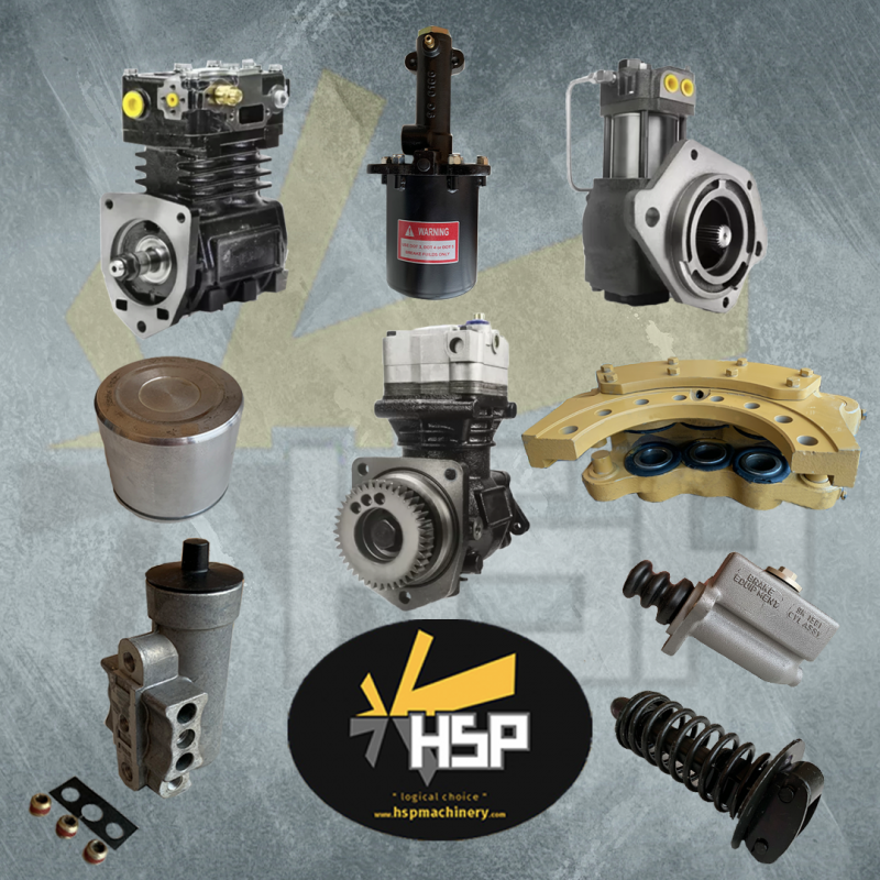 BREAK SYSTEM PARTS AND AIR COMPRESSORS – HSP MACHINERY CO.